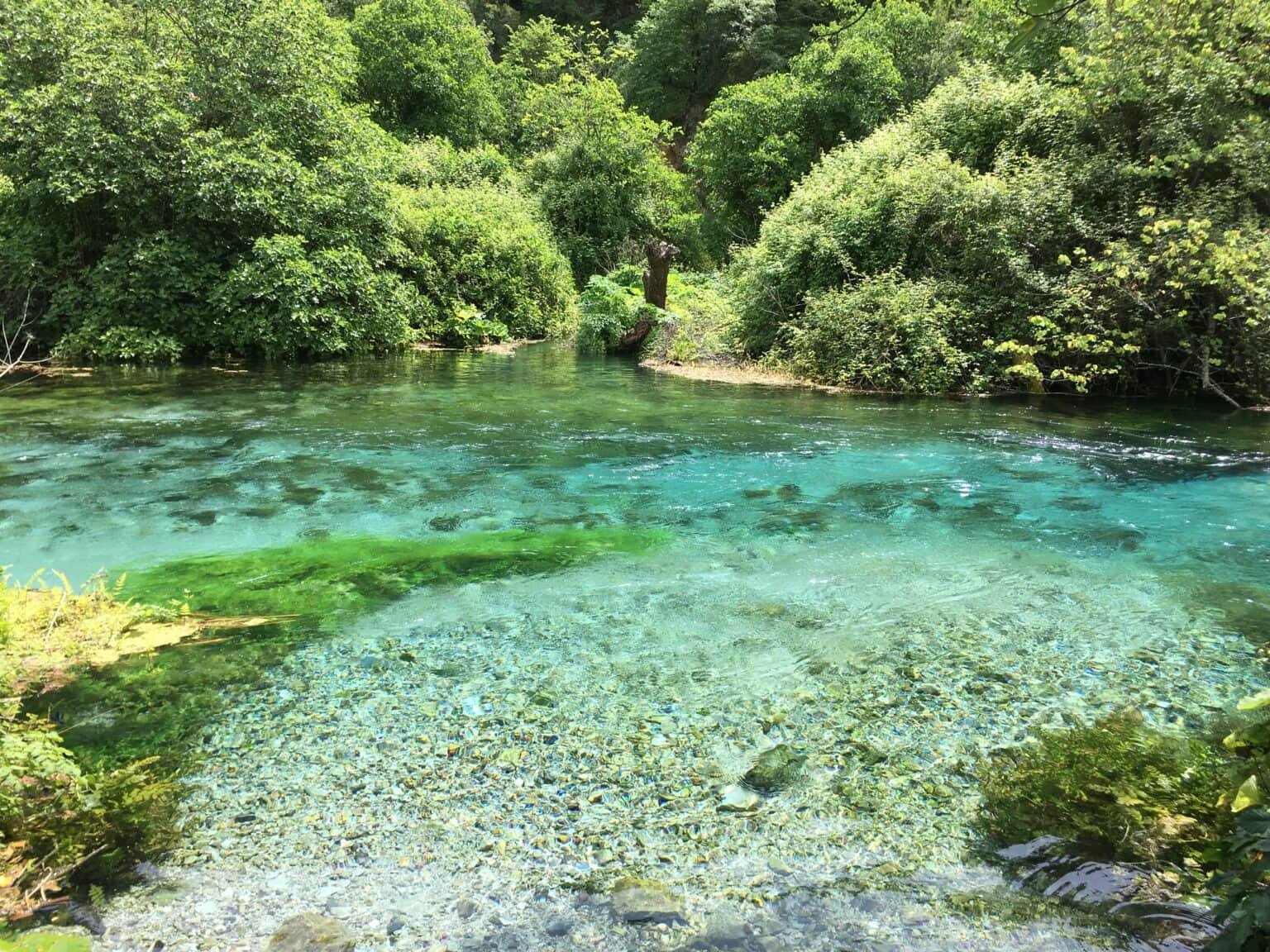 Bezoek de Blue Eye van Sarandë in Albanië (Syri i Kaltër)